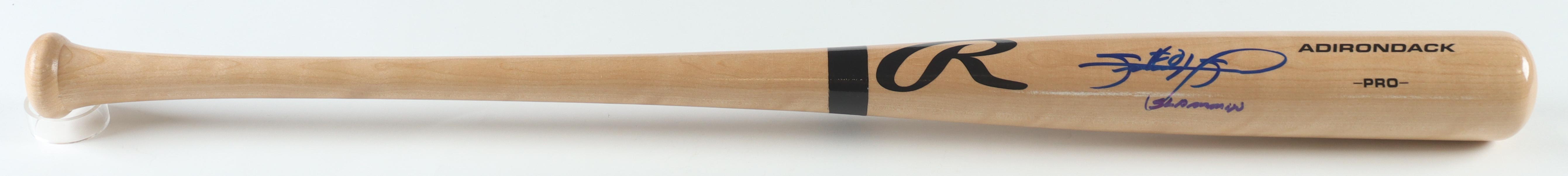 Sammy Sosa Signed Rawlings Baseball Bat Inscribed "Slammin" (Beckett ...