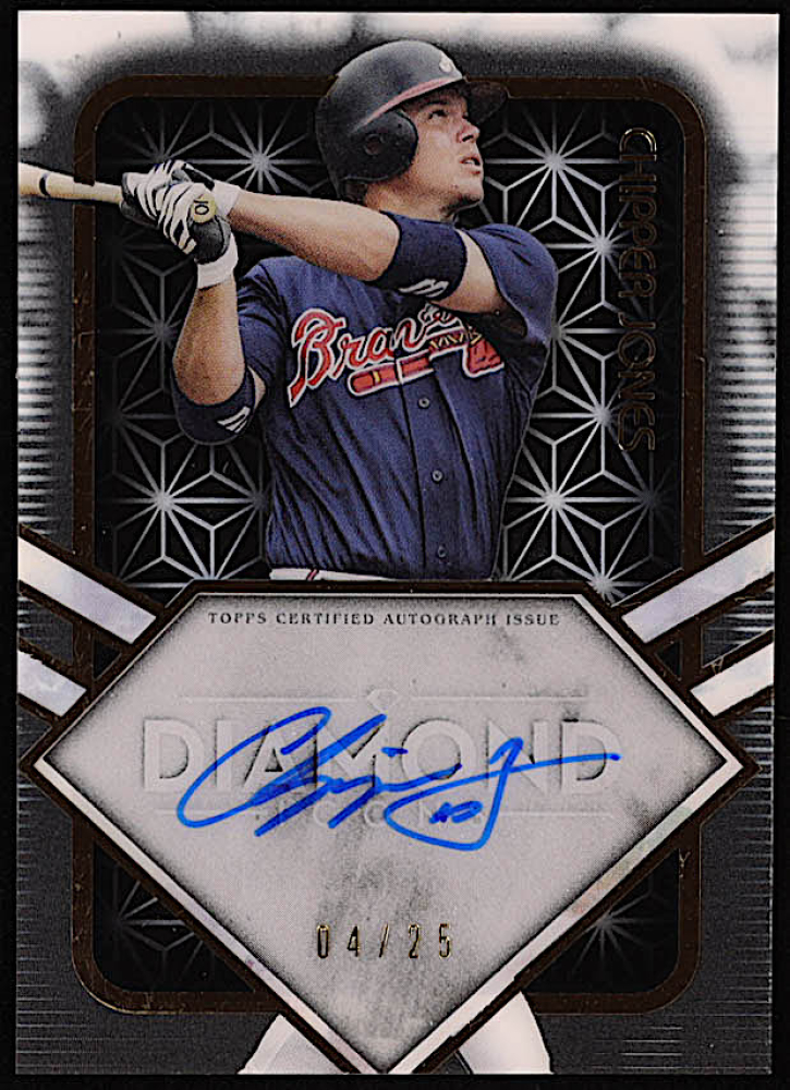Chipper Jones 2023 Topps Diamond Icons Icons of the Diamond Autographs ...