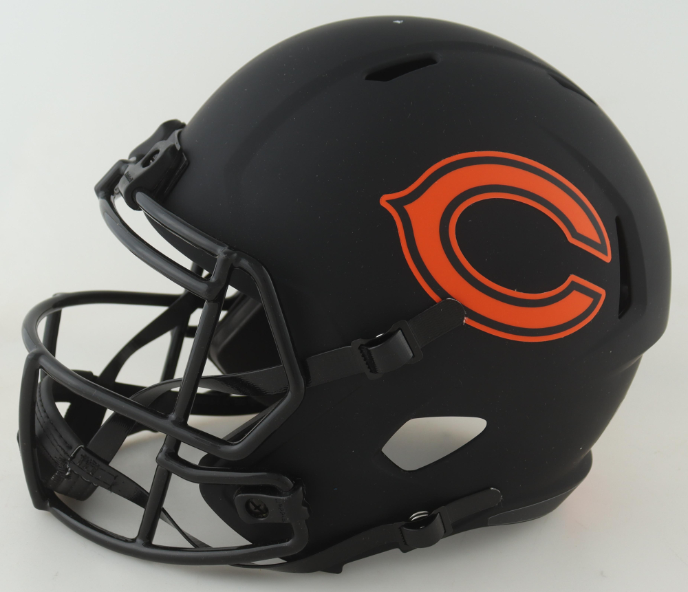 Ron Rivera Signed Bears Full-Size Eclipse Alternate Speed Helmet ...