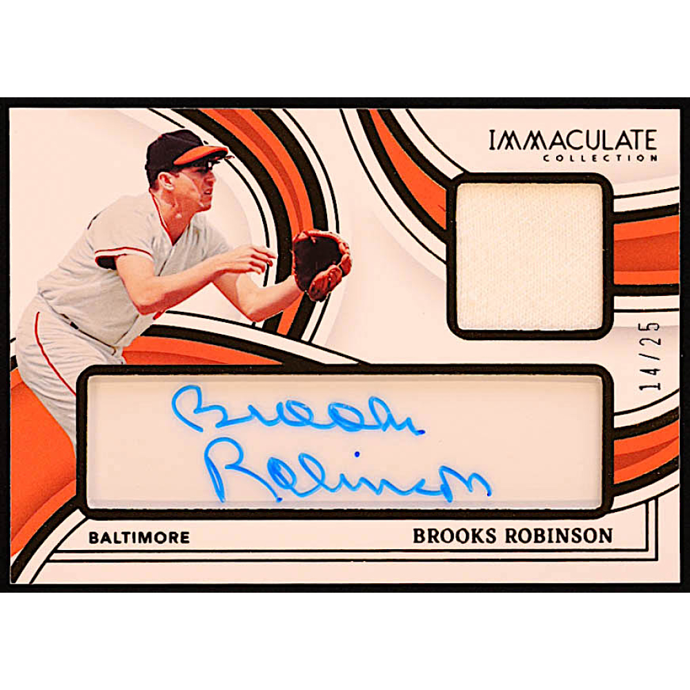 Brooks Robinson 2023 Immaculate Collection Immaculate Clear Signature ...