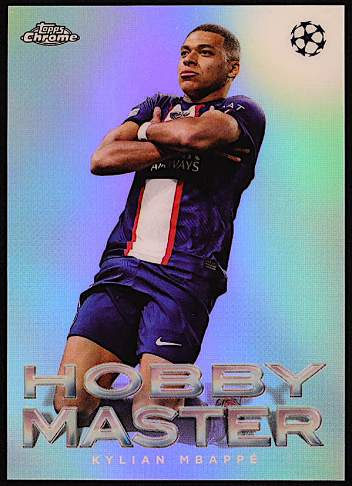 Kylian Mbappe 2022-23 Topps Chrome UEFA Club Competitions Hobby Master ...