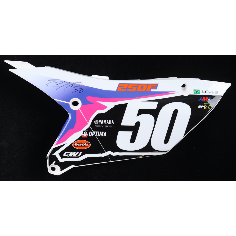 Enzo Lopez Signed Race Issued #50 Bike Side Plate | Daytona Edition ...