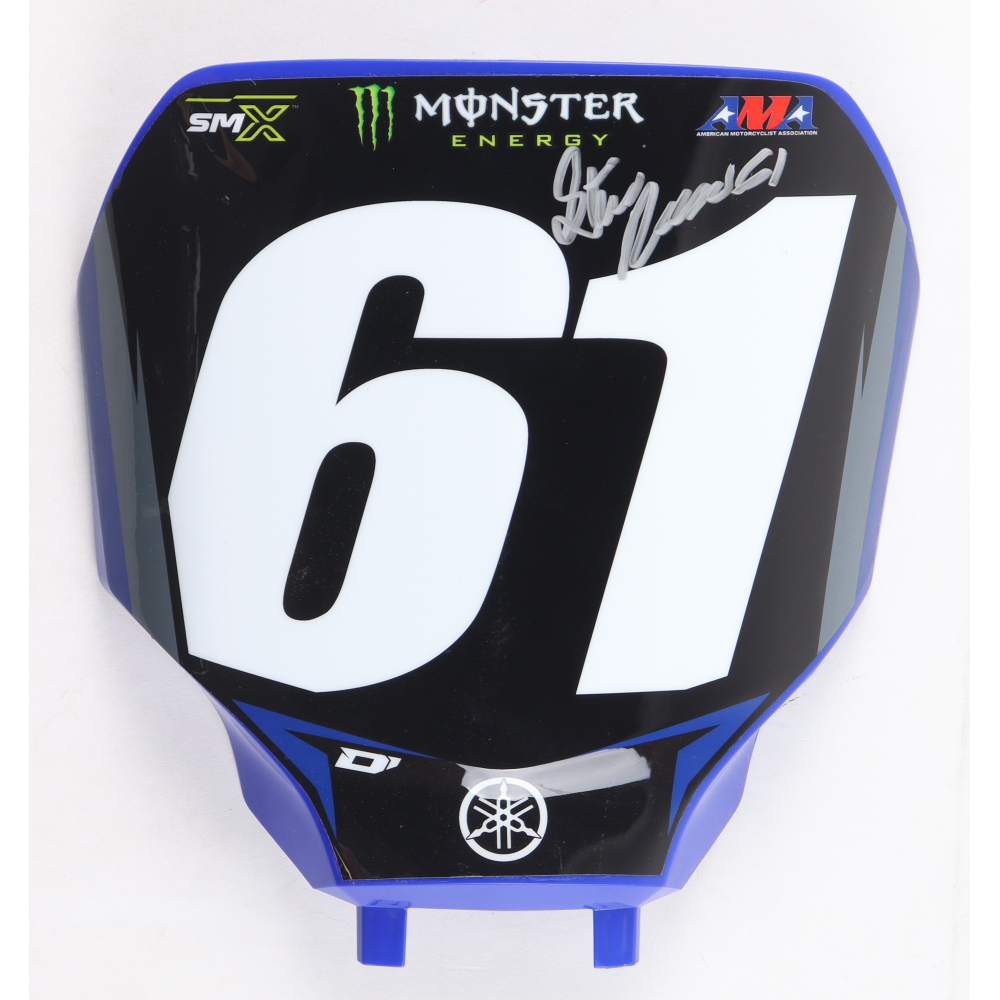 Stilez Robertson Signed Race Issued #61 Bike Front Number Plate | Star ...