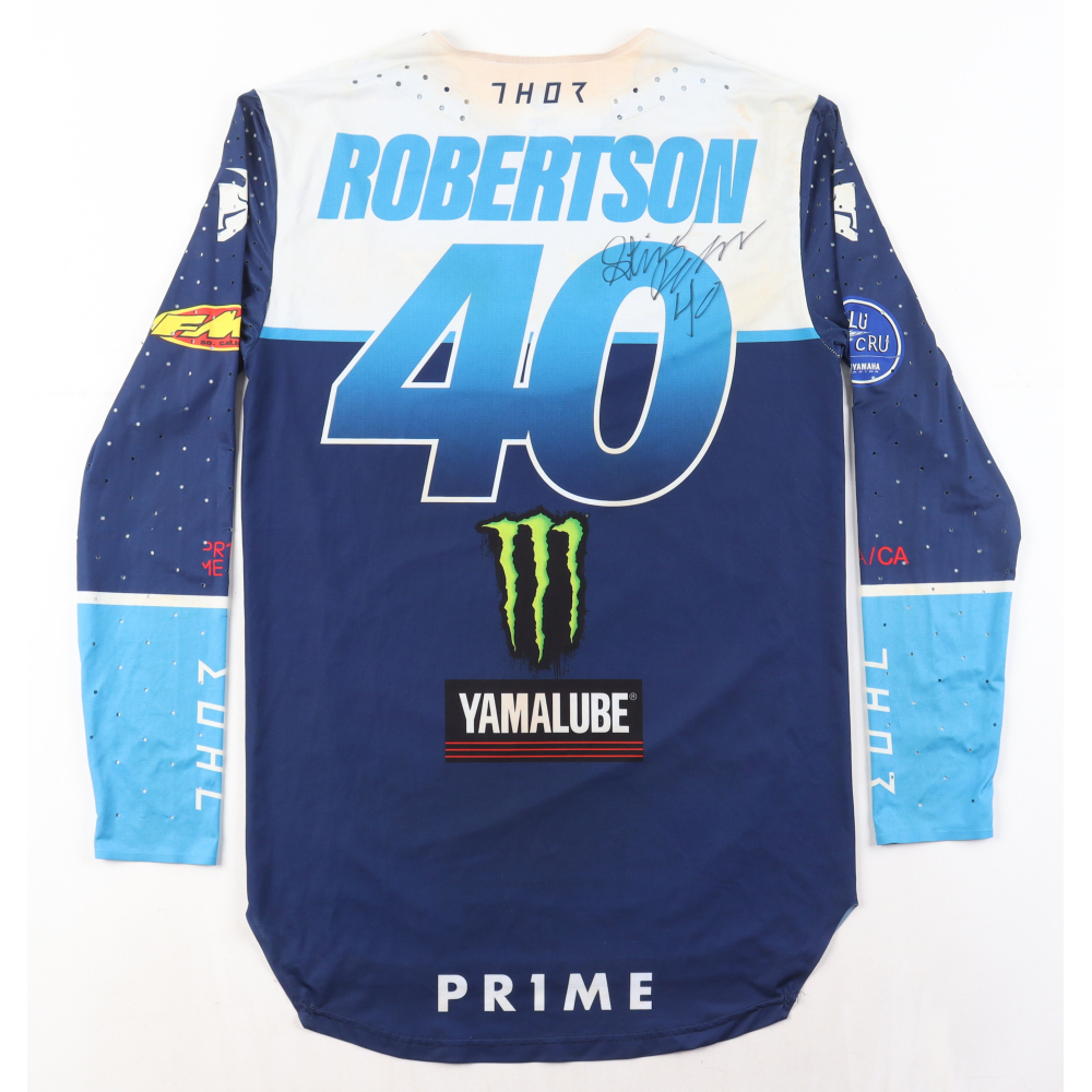 Stilez Robertson Signed Race Issued Jersey | Star Racing Exclusive ...