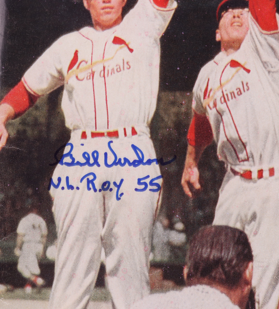 Stan Musial, Walley Moon, & Bill Virdon Signed 1956 Sports Illustrated ...