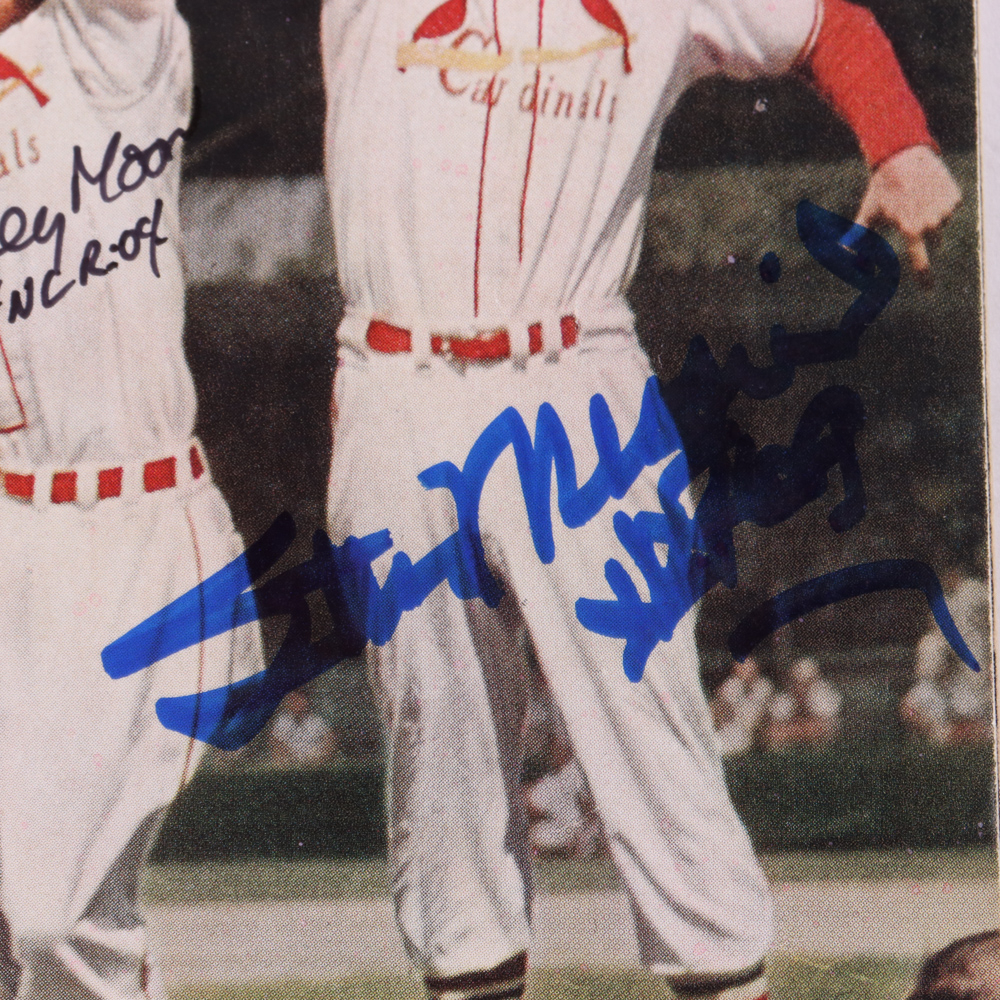Stan Musial, Walley Moon, & Bill Virdon Signed 1956 Sports Illustrated ...