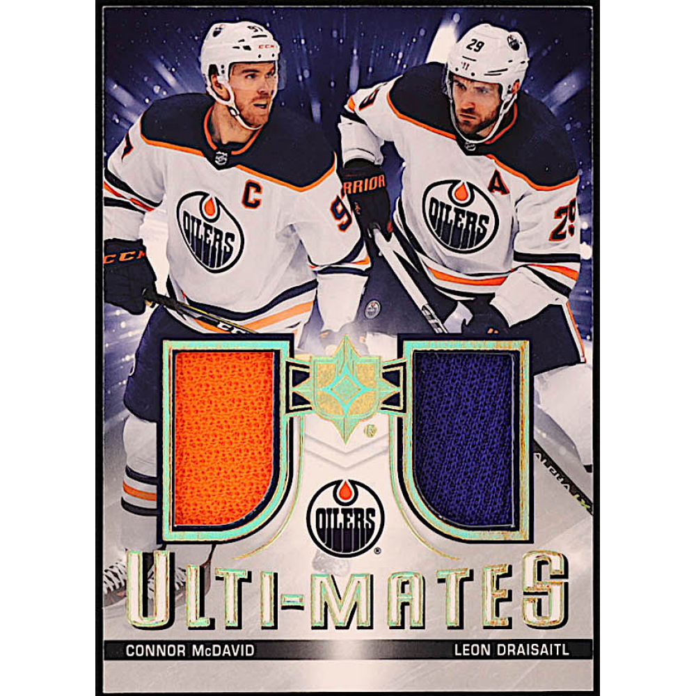 Connor McDavid / Leon Draisaitl 2021-22 Ultimate Collection Ulti-Mates ...