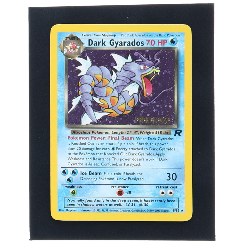 Dark Gyarados 2000 Pokemon Team Rocket Unlimited #8 Holo | Pristine Auction