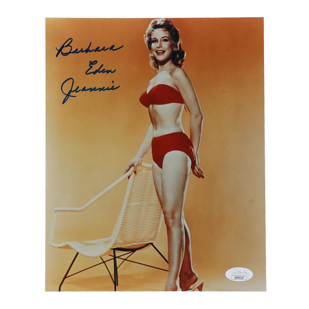 Barbara Eden Signed "I Dream of Jeannie" 8x10 Photo Inscribed "Jeannie" (JSA) | Pristine Auction