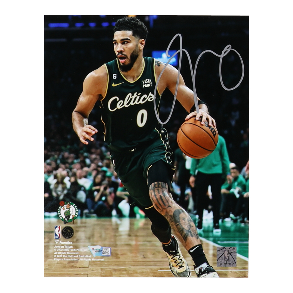 Jayson Tatum Signed Celtics 8x10 Photo (Fanatics) | Pristine Auction