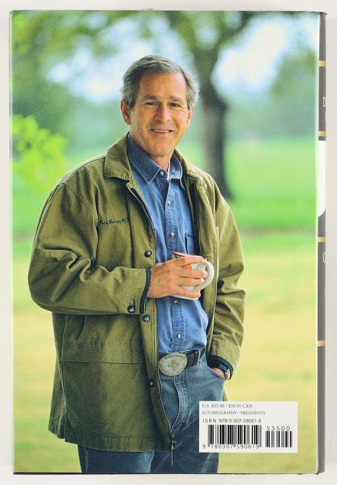 George W. Bush Signed "Decision Points" Hardcover Book (PSA) | Pristine ...