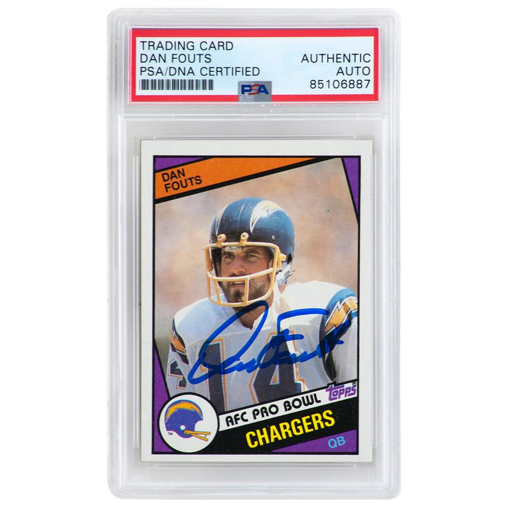 Dan Fouts Signed 1984 Topps #179 PB (PSA) | Pristine Auction