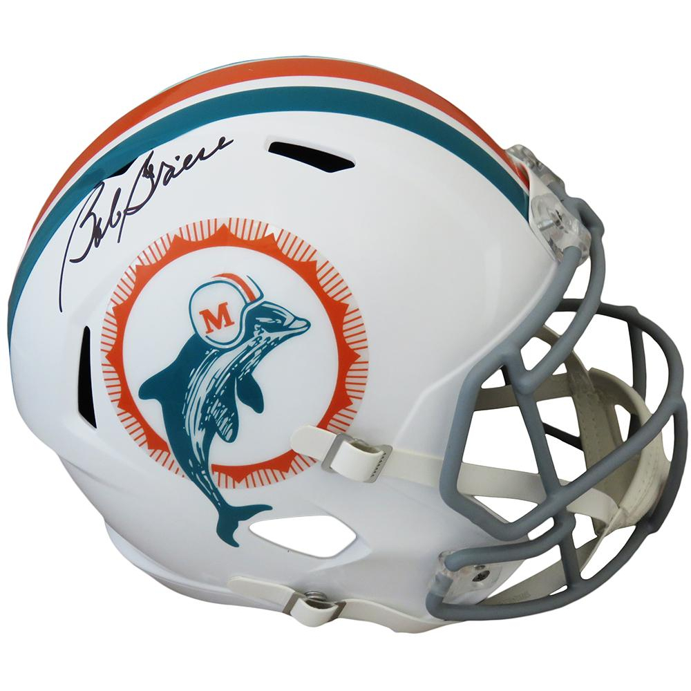 Bob Griese Signed Dolphins Full-Size Speed Helmet (Schwartz) | Pristine ...