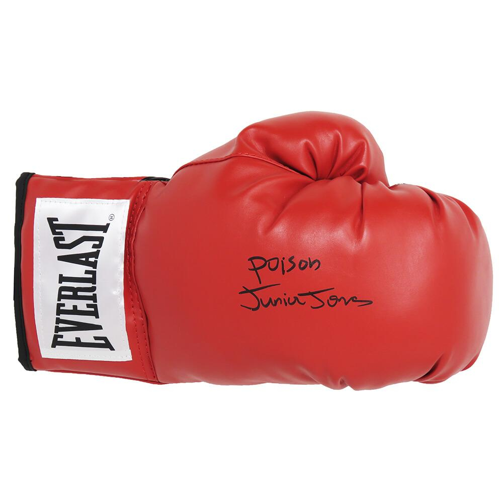 Junior Jones Signed Everlast Boxing Glove Inscribed "Poison" (Schwartz ...