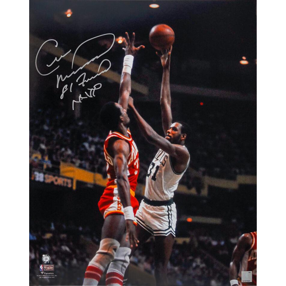 Cedric Maxwell Signed Celtics 16x20 Photo Inscribed "81 Finals MVP ...