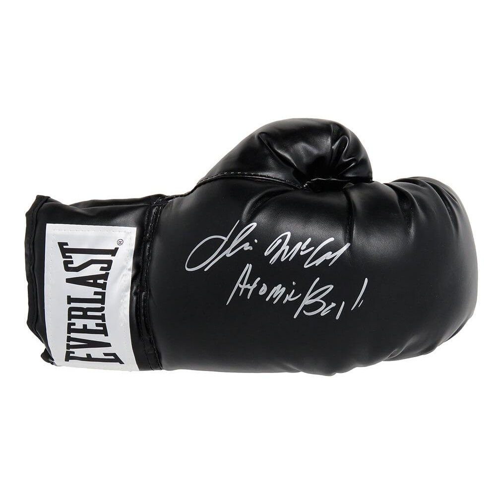 Oliver McCall Signed Everlast Boxing Glove Inscribed "Atomic Bull ...