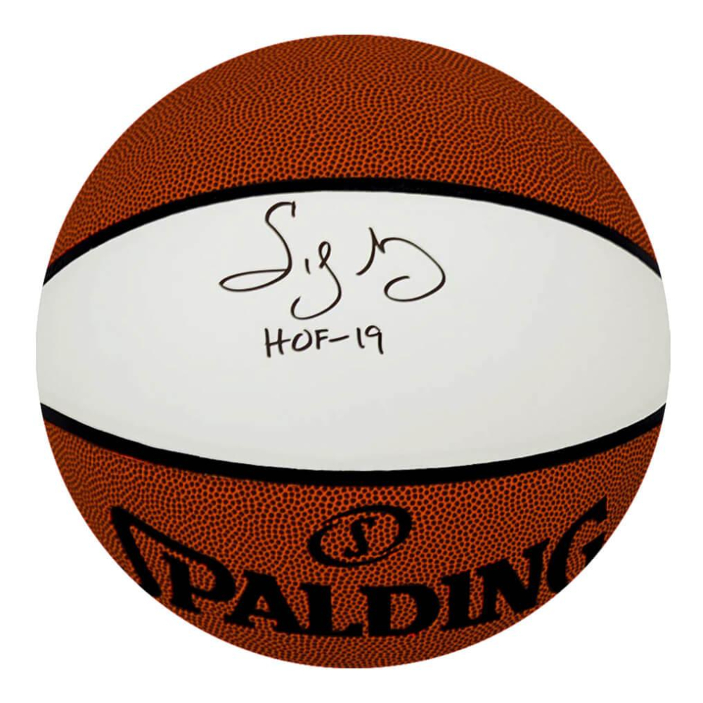 Sidney Moncrief Signed NBA Basketball Inscribed "HOF 19" (Schwartz ...