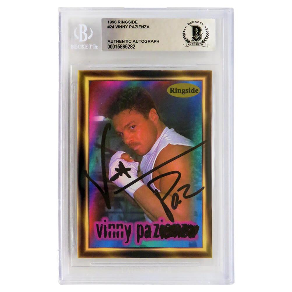 Vinny Pazienza Signed 1996 Ringside #24 (BGS) | Pristine Auction