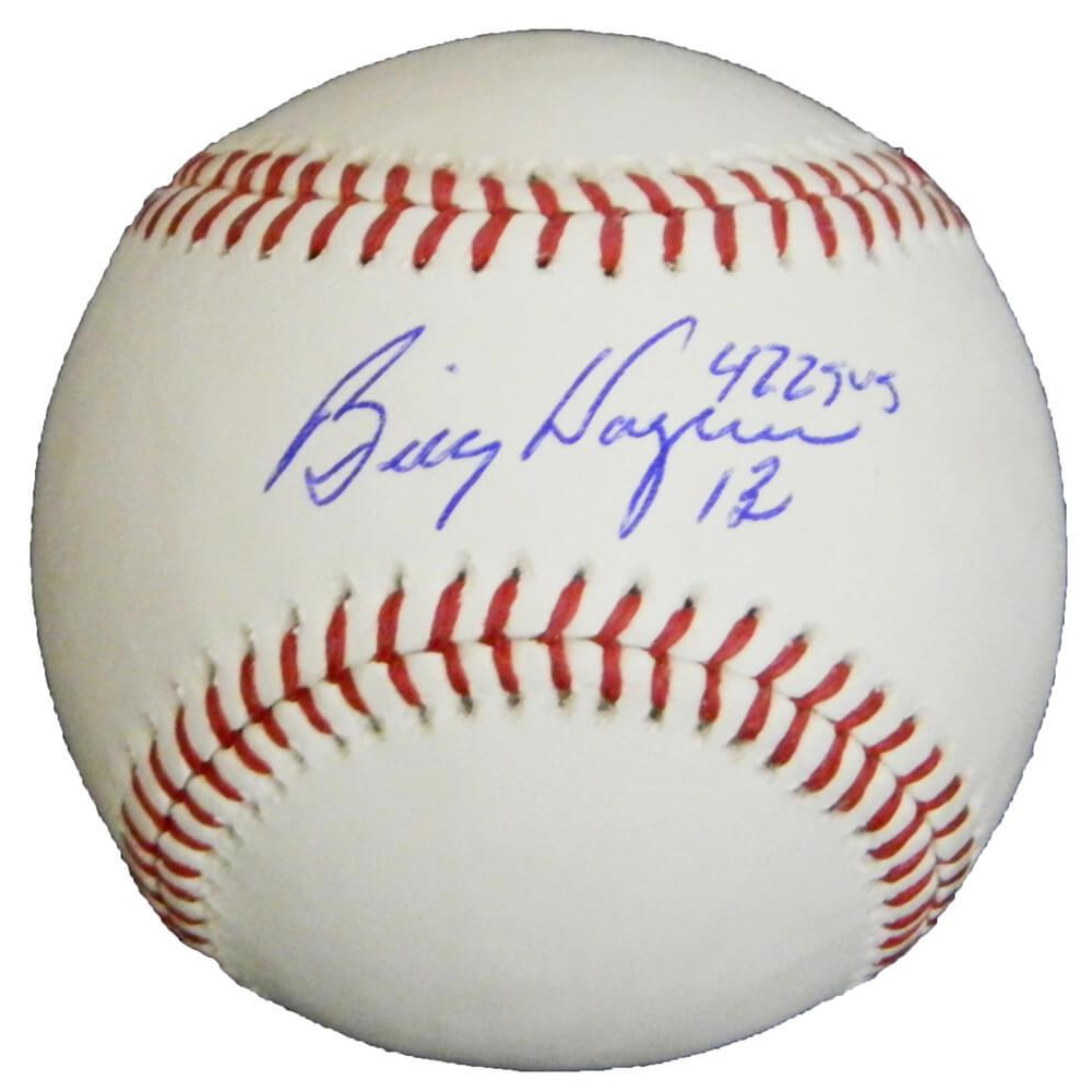 Billy Wagner Signed OML Baseball Inscribed "422 SVS" (Schwartz ...
