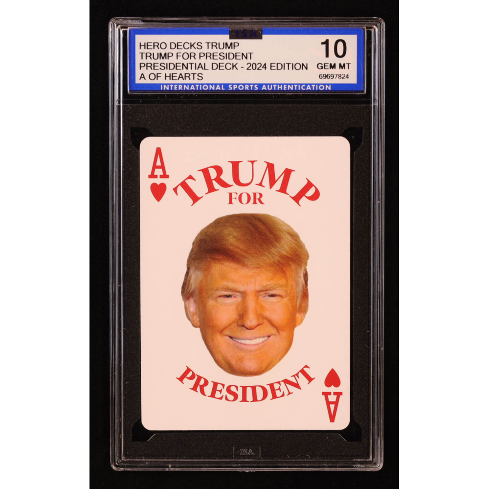 Donald Trump 2023 Hero Decks Presidential Edition Playing Card (ISA 10 ...