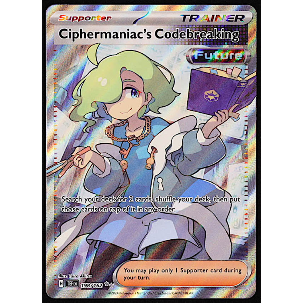 Ciphermaniac's Codebreaking 2024 Pokemon Scarlet and Violet Temporal Forces #198 | Pristine Auction