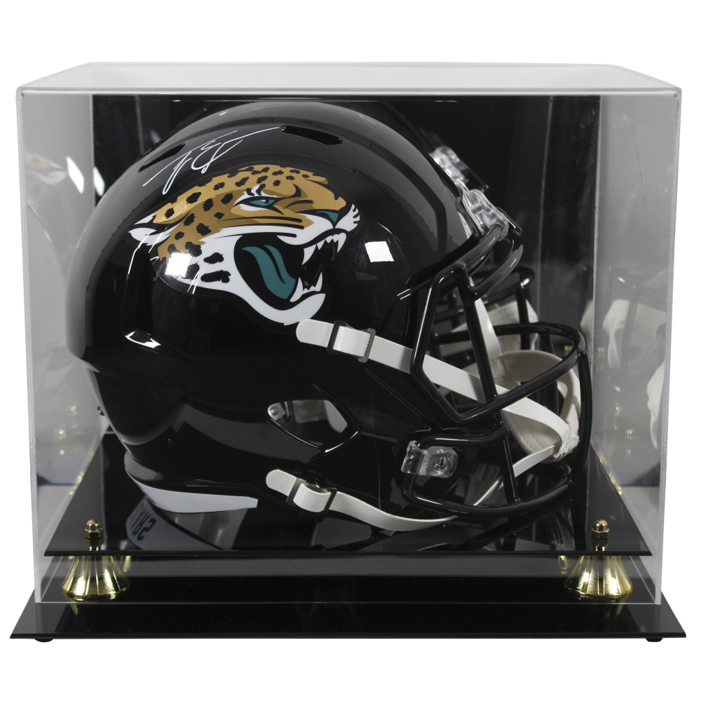 Travis Etienne Jr. Signed Jaguars Full-Size Speed Helmet with Display ...