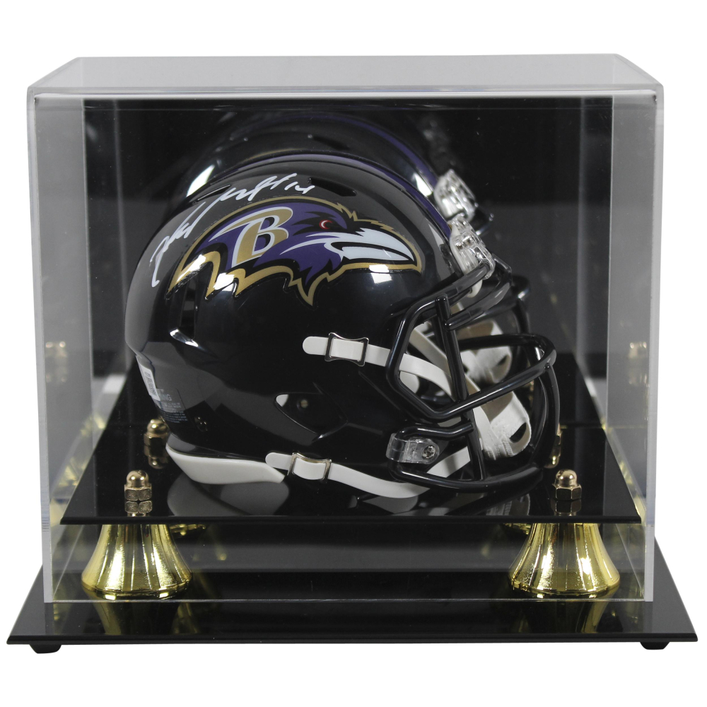 Kyle Hamilton Signed Ravens Speed Mini Helmet with Display Case ...
