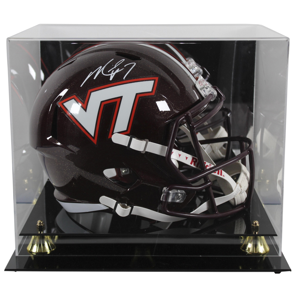 Michael Vick Signed Virginia Tech Hokies Full-Size Speed Helmet with ...