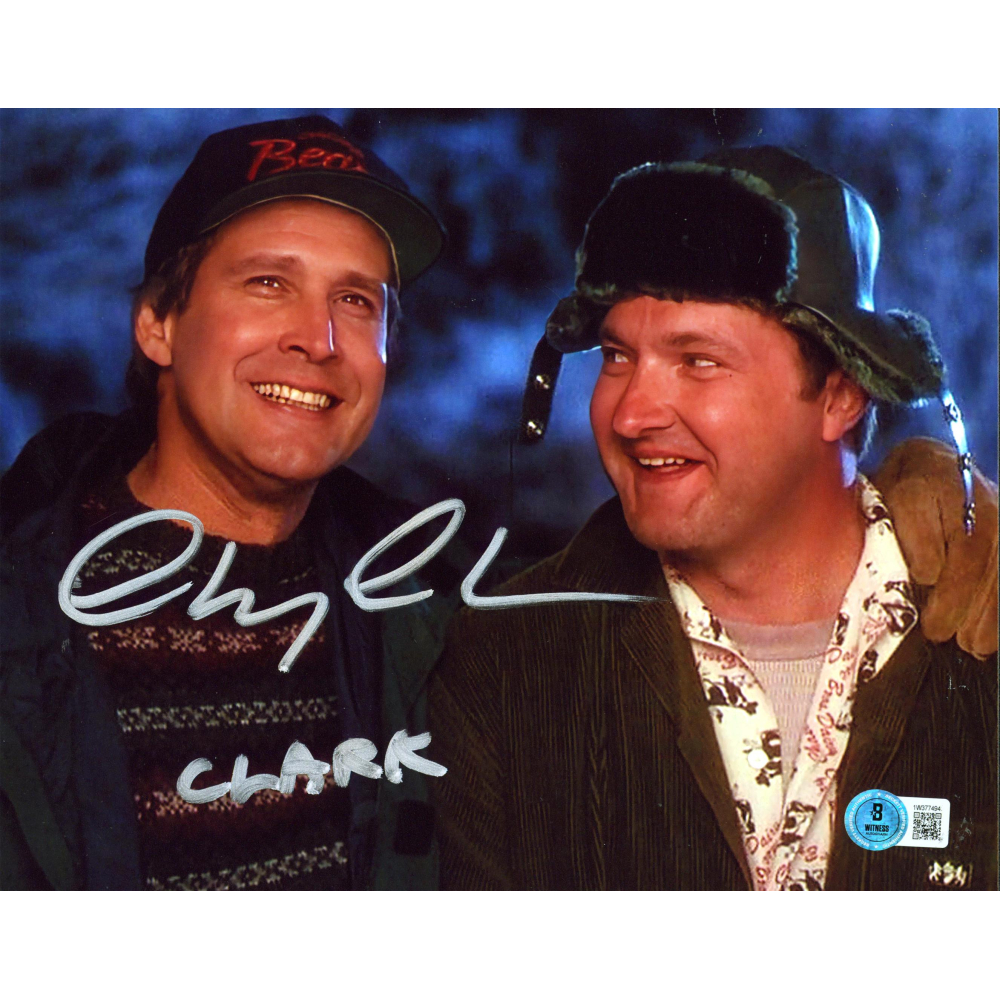 Chevy Chase Signed "National Lampoon's Christmas Vacation" 8x10 Photo ...