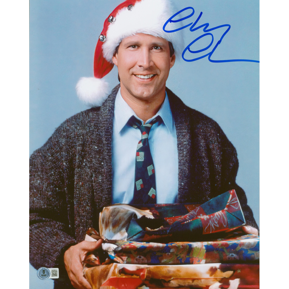 Chevy Chase Signed "National Lampoon's Christmas Vacation" 11x14 Photo ...