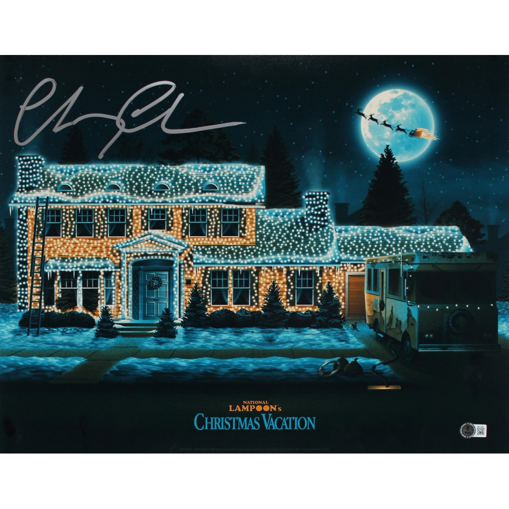 Chevy Chase Signed "National Lampoon's Christmas Vacation" 16x20 Photo ...
