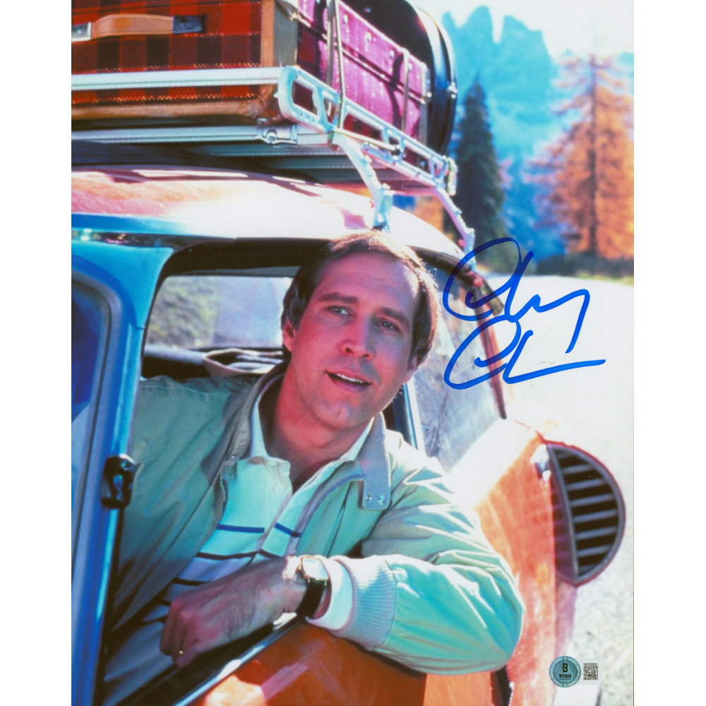 Chevy Chase Signed "National Lampoon's Vacation" 11x14 Photo (Beckett ...