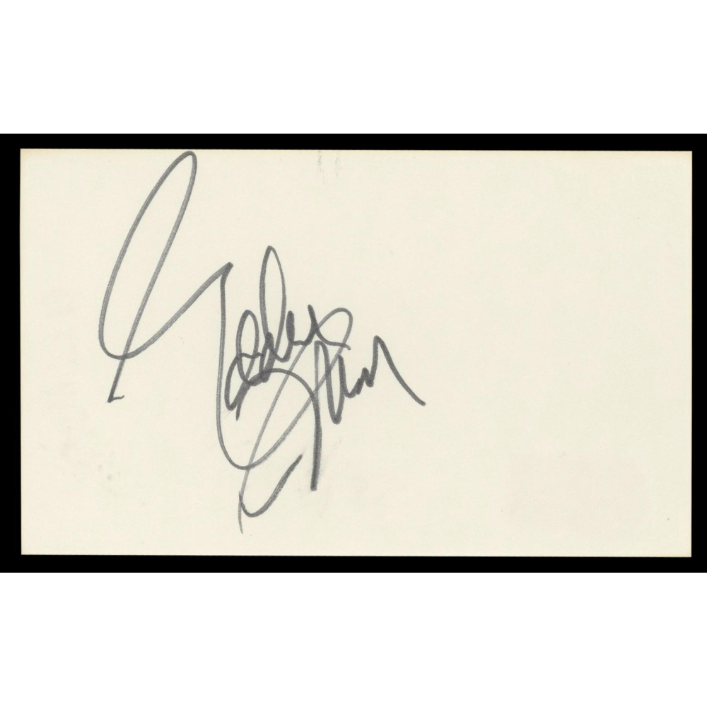 Eddie Money Signed 3x5 Index Card (Beckett) | Pristine Auction