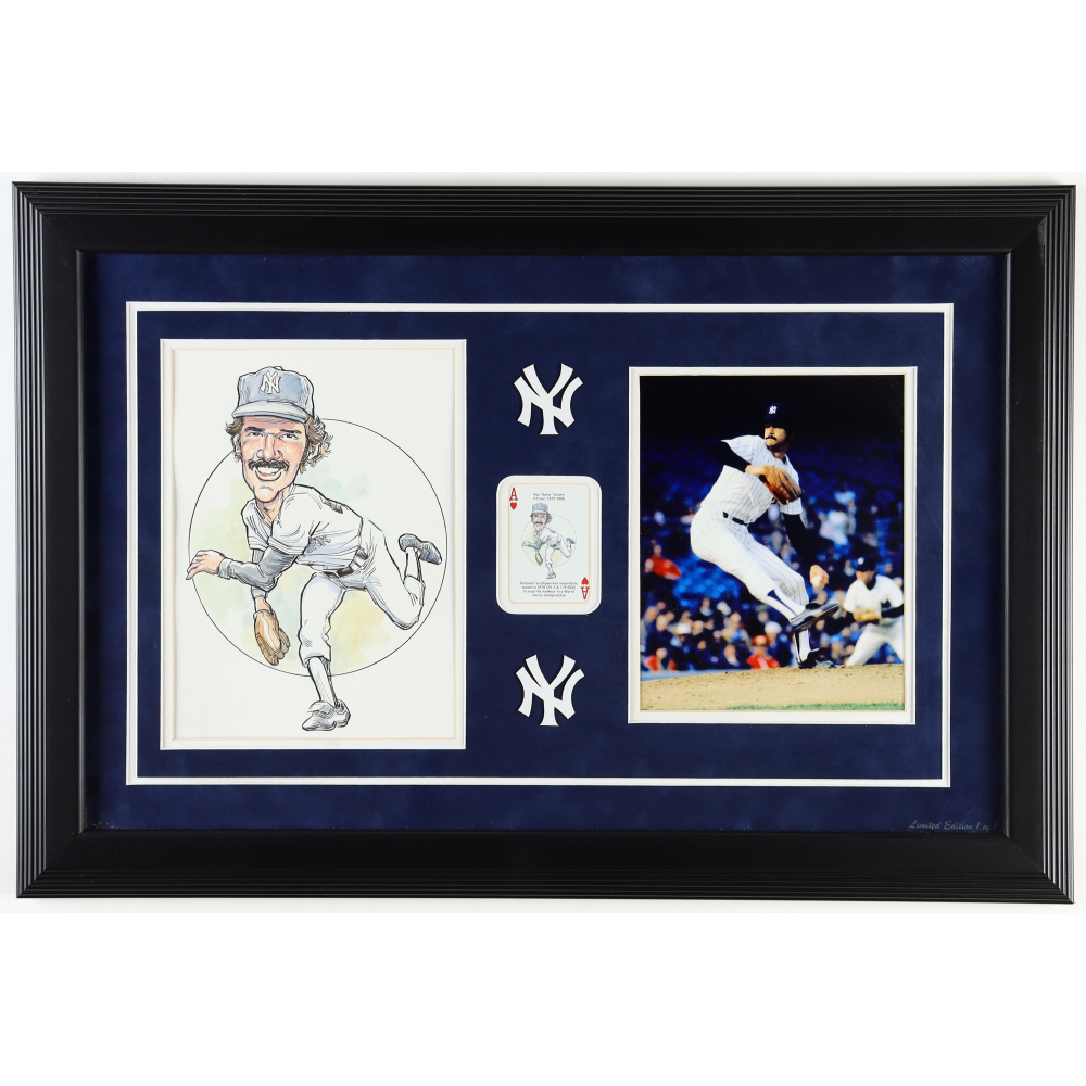 Ron "Gator" Guidry Yankees "Hero Deck" Custom Framed Art Print Display ...