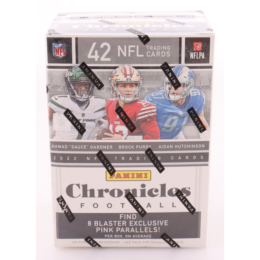 2022 Panini Chronicles Football Blaster Box with (6) Packs | Pristine Auction