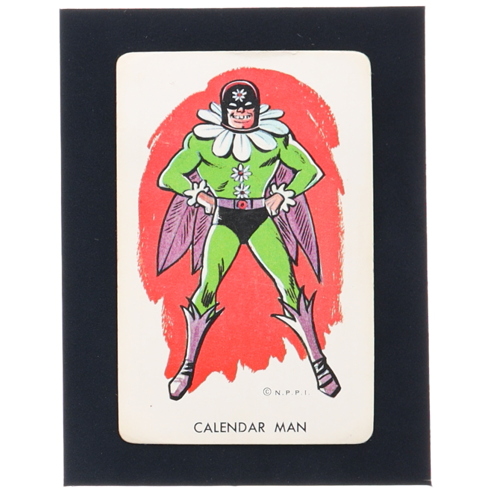 Calendar Man 1966 Whitman Batman Card Game #NNO | Pristine Auction