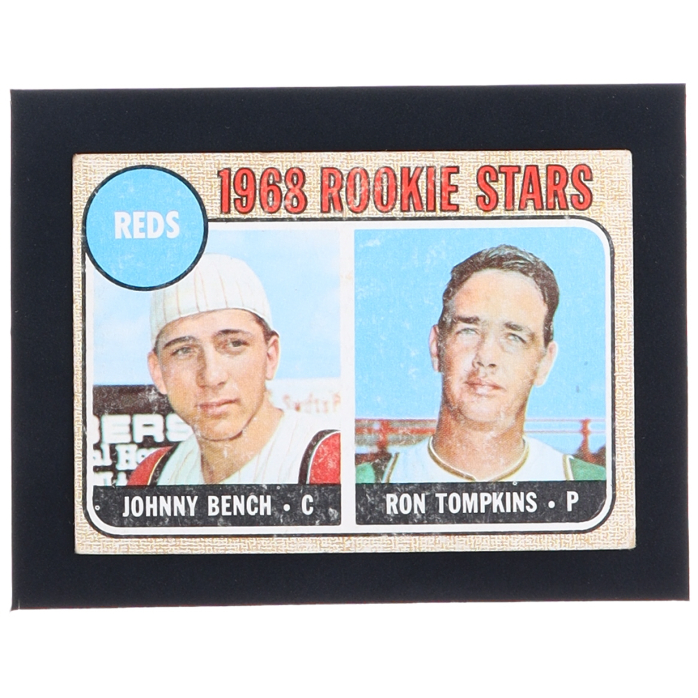 Johnny Bench / Ron Tompkins 1968 Topps #247A Rookie Stars RC | Pristine ...