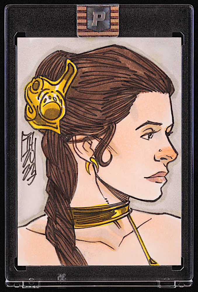 Princess Leia | Carrie Fisher | Star Wars | Original Art Sketch Card by ...