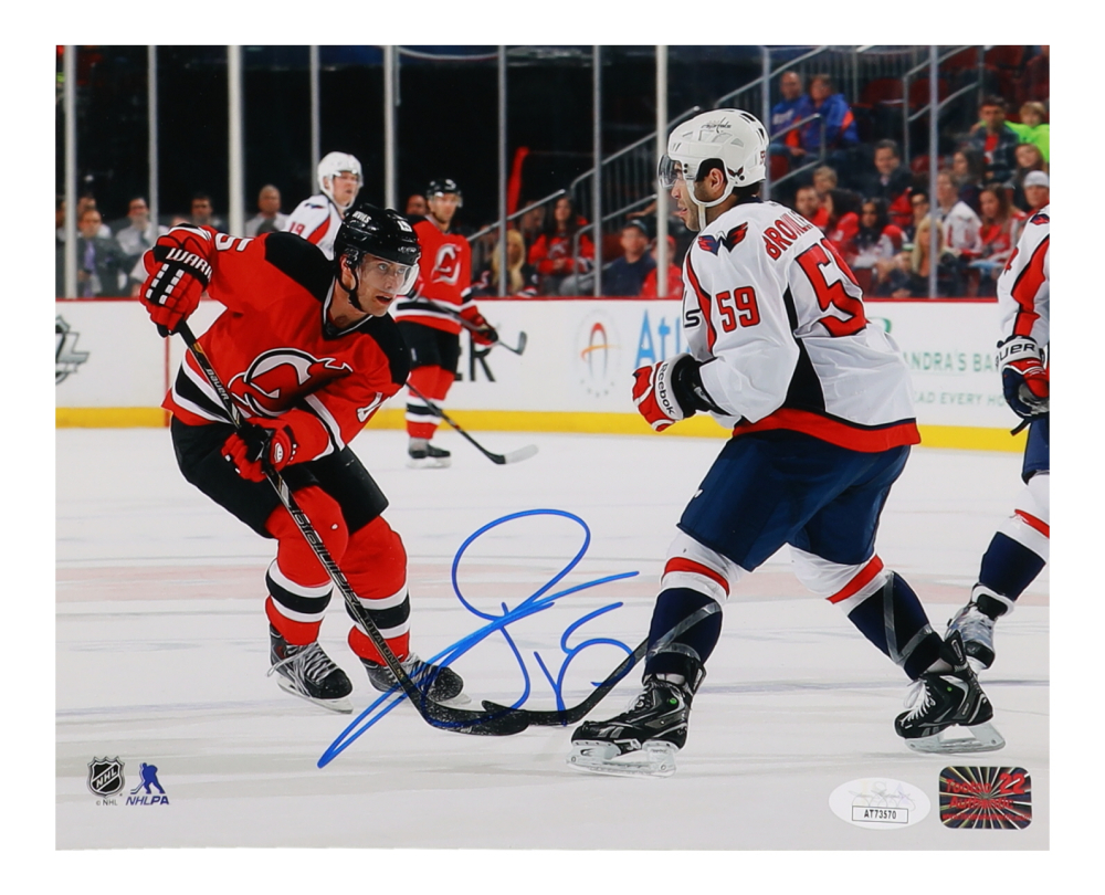 Tuomo Ruutu Signed Devils 8x10 Photo (JSA & Ruutu) | Pristine Auction
