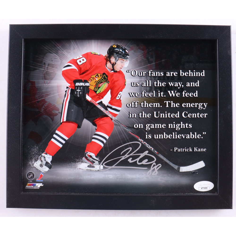 Patrick Kane Signed Blackhawks Custom Framed Photo (JSA) | Pristine Auction