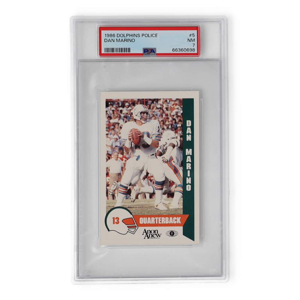 Dan Marino 1984 Dolphins Police #9 RC (PSA 7) | Pristine Auction