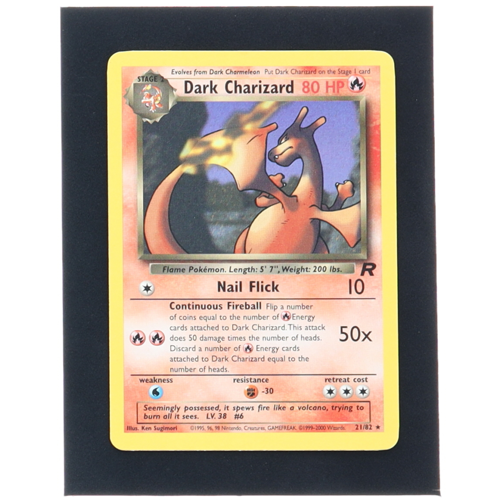Dark Charizard Pokemon 2000 Team Rocket #21 | Pristine Auction
