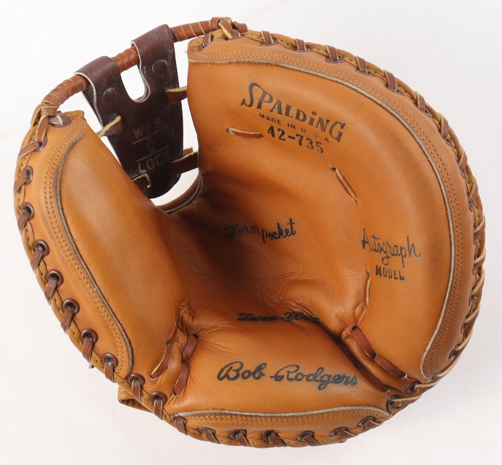 1970 Vintage Spalding Leather Goods 42-7891 Model MLB Unused Catchers ...