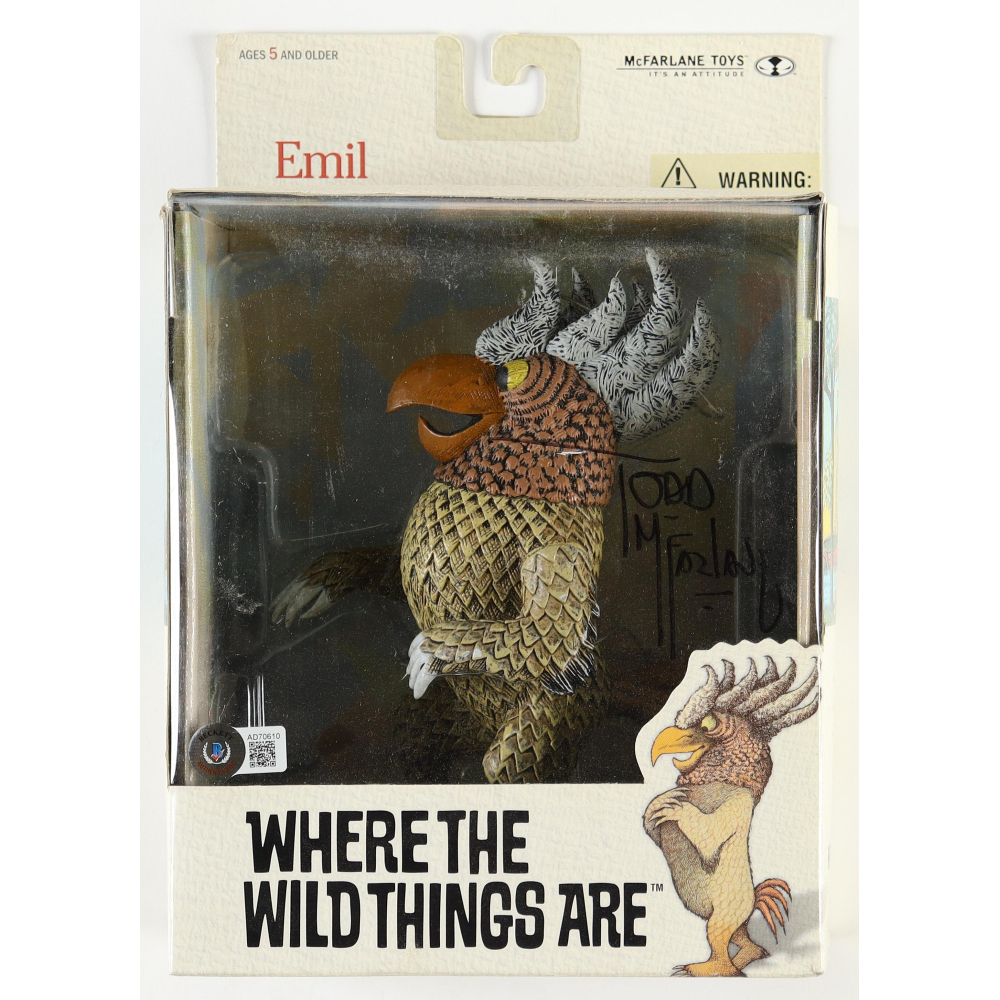 Todd McFarlane Signed "Emil - Where The Wild Things Are" Storybook ...