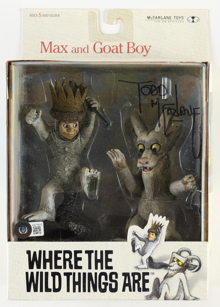 Todd McFarlane Signed "Max And The Goat Boy - Where The Wild Things Are ...