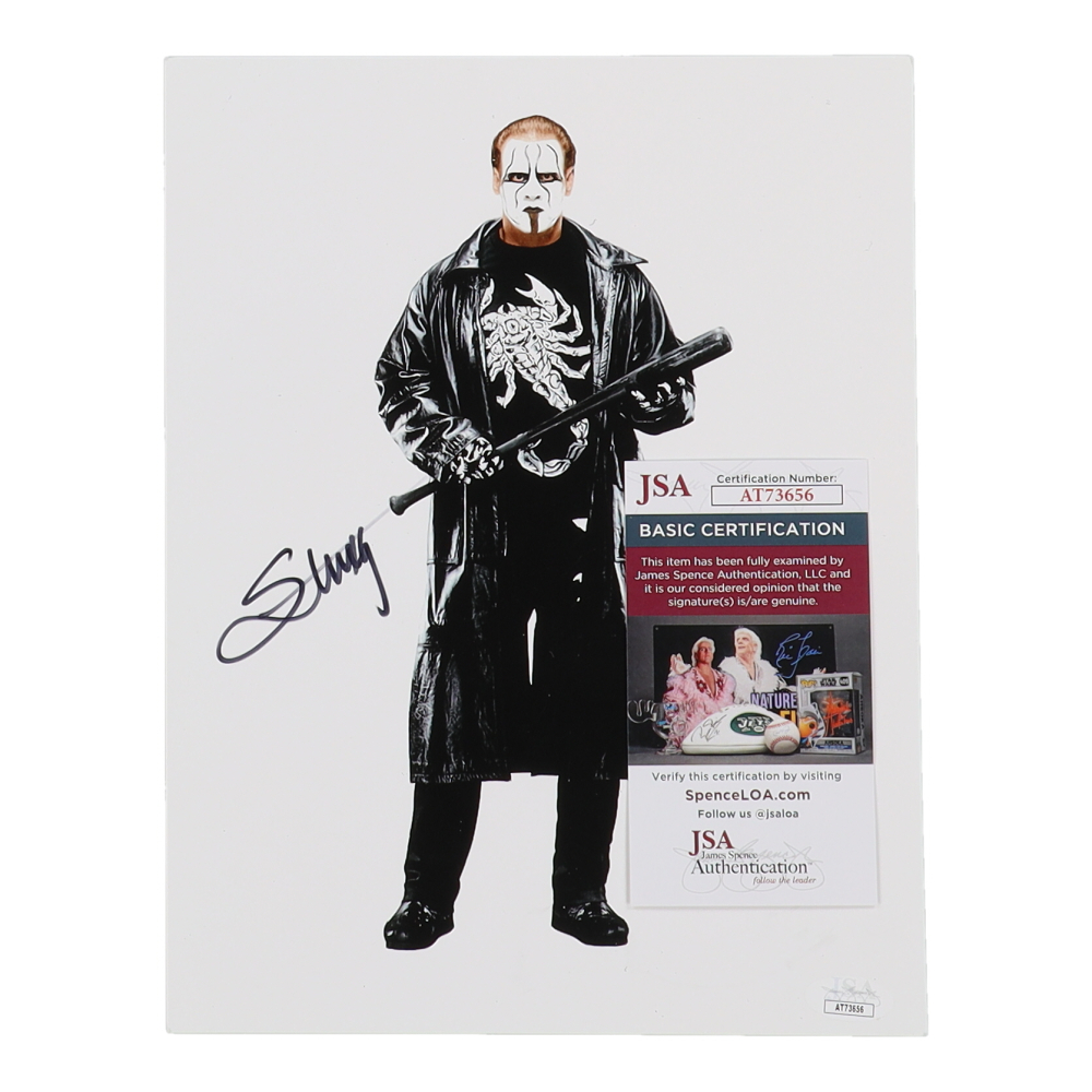 Sting Signed WWE 8x10 Photo (JSA) | Pristine Auction