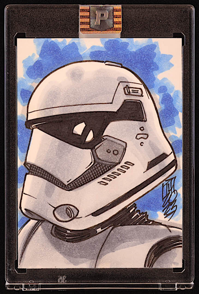 First Order Trooper | Star Wars | Original Art Sketch Card by Tom ...