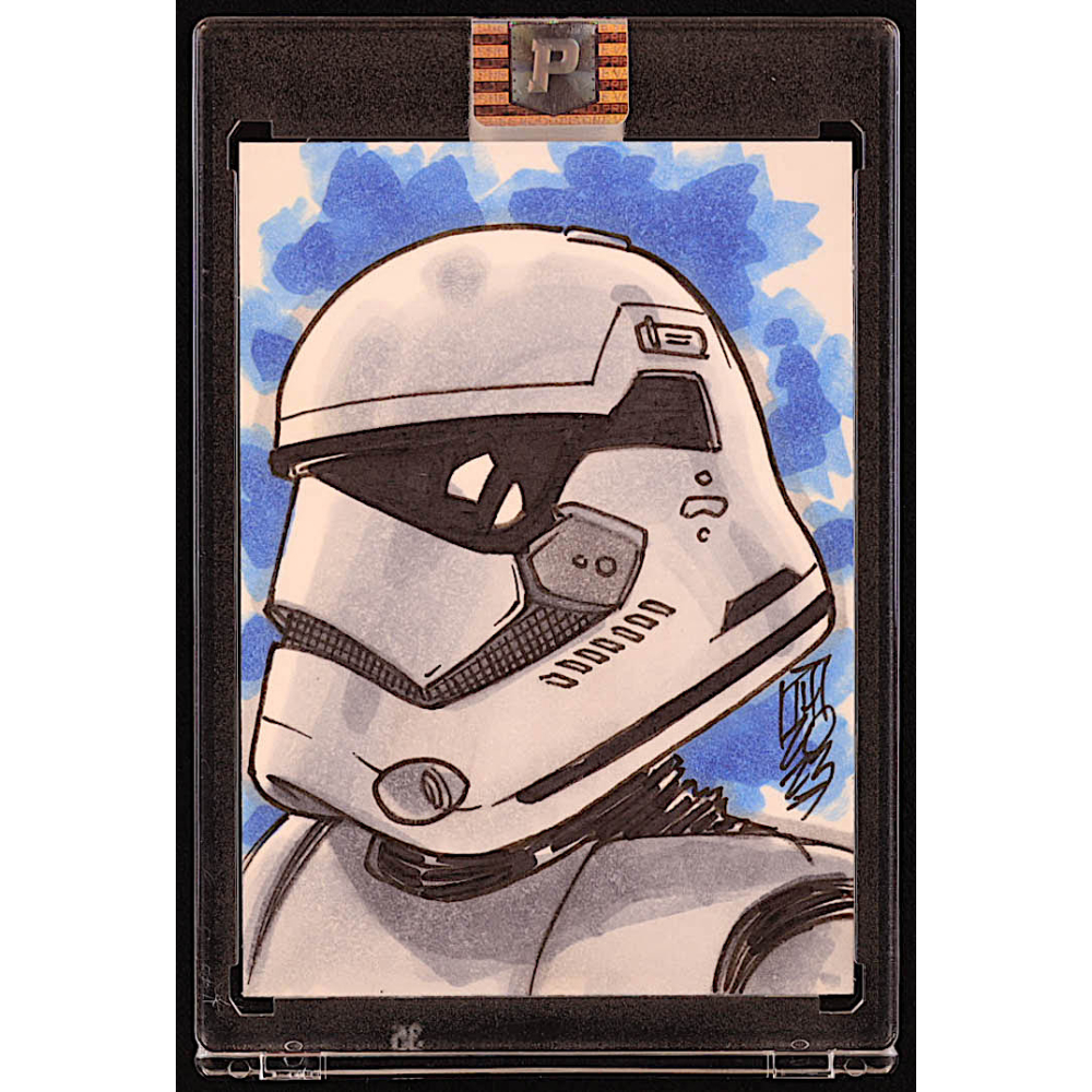 First Order Trooper | Star Wars | Original Art Sketch Card by Tom ...