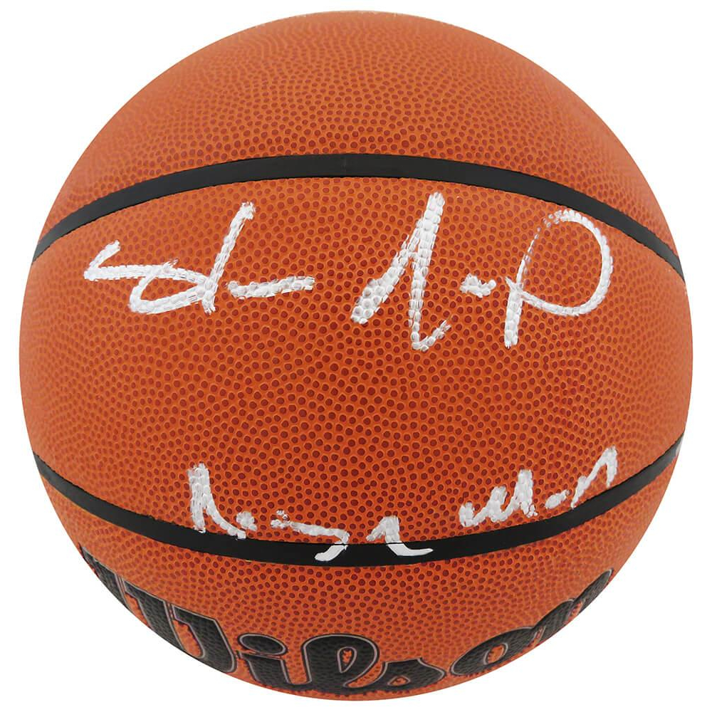Shawn Kemp Signed NBA Basketball Inscribed "Reign Man" (Schwartz ...