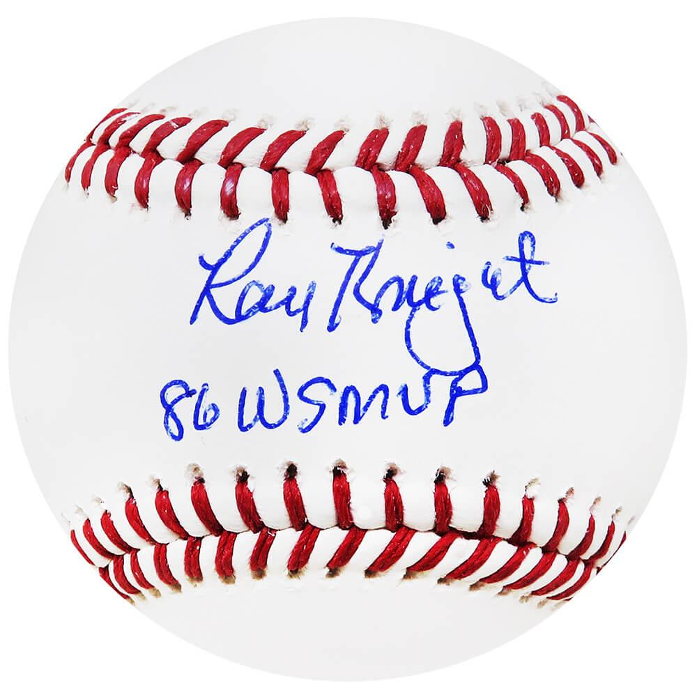 Ray Knight Signed OML Baseball Inscribed "86 WS MVP" (Schwartz Sports ...